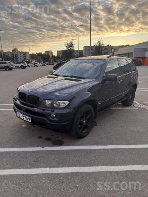 Blue BMW X5 2004 in Riga, with an engine capacity of 3.00 L and mileage of 389 thousand km for 3500 €, photo 3 on AUTOMOTO.COM.LV