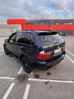 Blue BMW X5 2004 in Riga, with an engine capacity of 3.00 L and mileage of 389 thousand km for 3500 €, photo 7 on AUTOMOTO.COM.LV