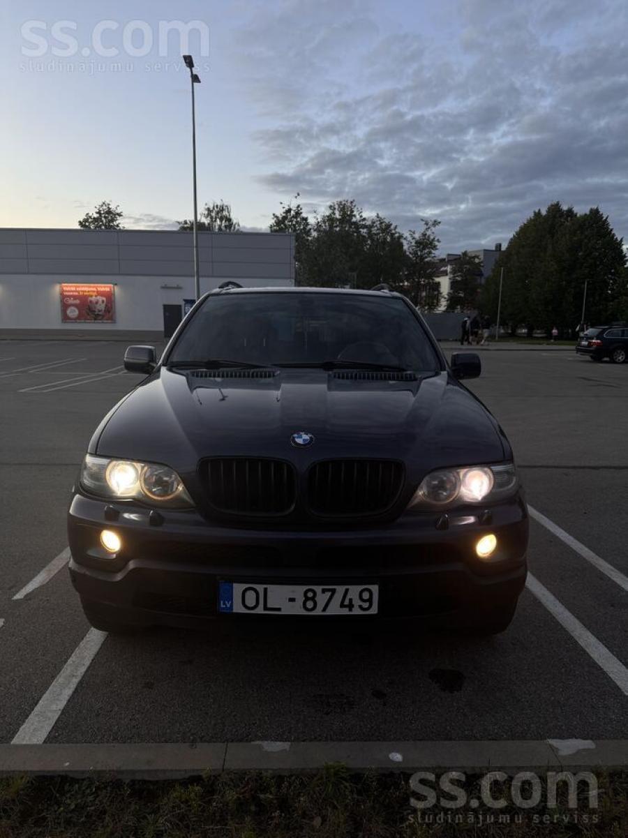Blue BMW X5 2004 in Riga, with an engine capacity of 3.00 L and mileage of 389 thousand km for 3500 €, photo 8 on AUTOMOTO.COM.LV