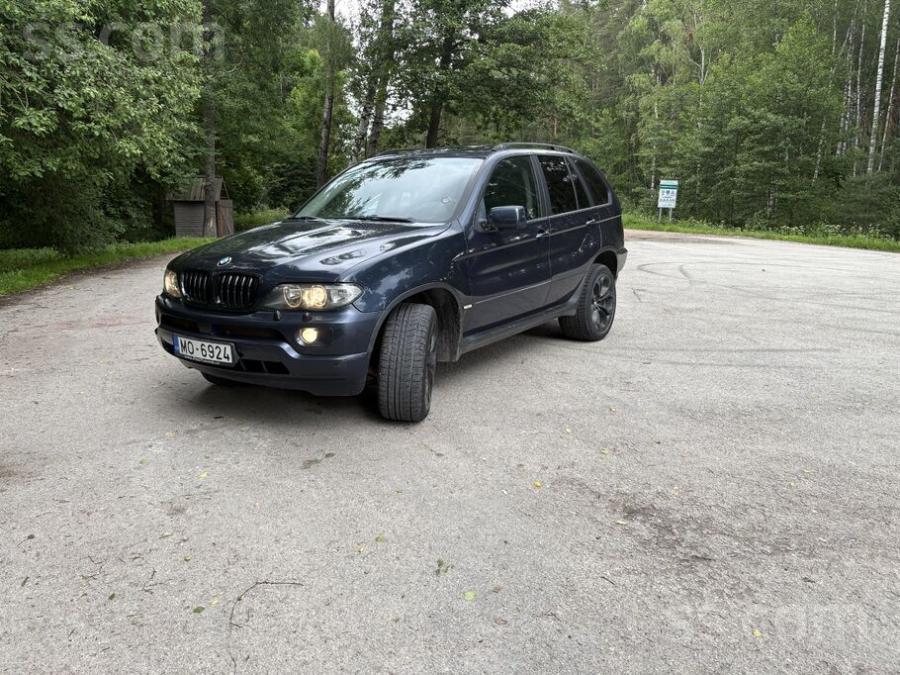 Zils BMW X5 2004 Saldus, ar dzinēja tilpumu 3.00 L un nobraukumu 360 tūkst. km par 4300 €, foto 1 vietnē AUTOMOTO.COM.LV