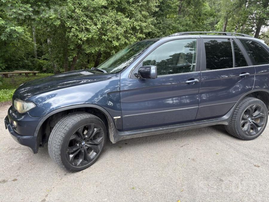 Zils BMW X5 2004 Saldus, ar dzinēja tilpumu 3.00 L un nobraukumu 360 tūkst. km par 4300 €, foto 3 vietnē AUTOMOTO.COM.LV