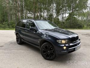 Zils BMW X5 2004 Saldus, ar dzinēja tilpumu 3.00 L un nobraukumu 360 tūkst. km par 4300 €, foto 4 vietnē AUTOMOTO.COM.LV