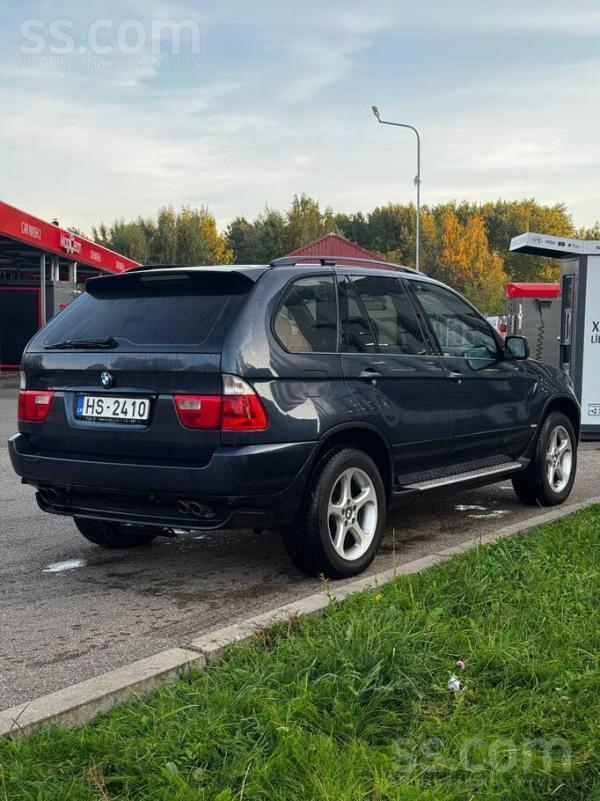 BMW X5 2004 Daugavpils vietnē Zils BMW X5 2004 Daugavpils, ar dzinēja tilpumu 4.40 L un nobraukumu 265 tūkst. km par 4400 €, foto 5 vietnē AUTOMOTO.COM.LV