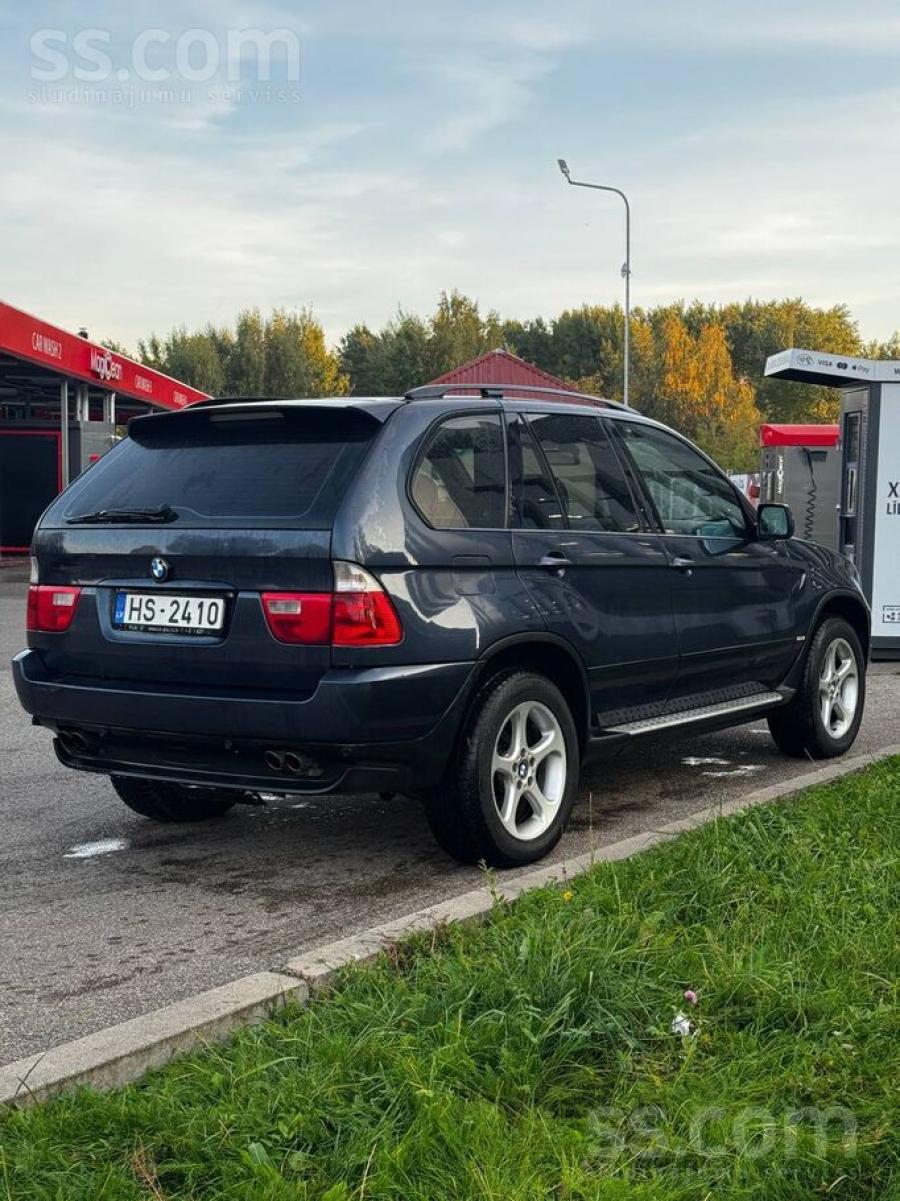 Синий БМВ Х5 2004 в Даугавпилс, объемом двигателя 4.40 л и пробегом 265 тыс. км за 4400 €, фото 5 на AUTOMOTO.COM.LV