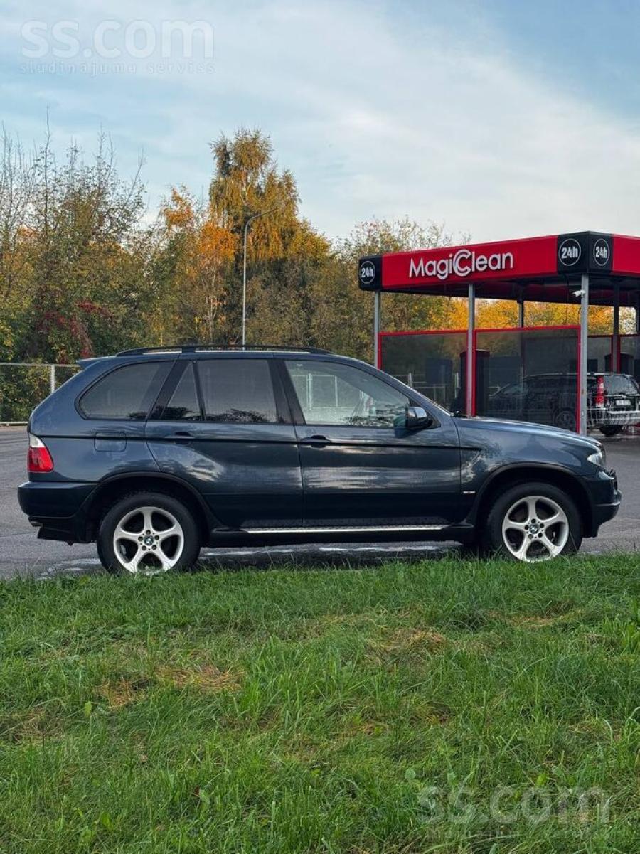 Синий БМВ Х5 2004 в Даугавпилс, объемом двигателя 4.40 л и пробегом 265 тыс. км за 4400 €, фото 6 на AUTOMOTO.COM.LV