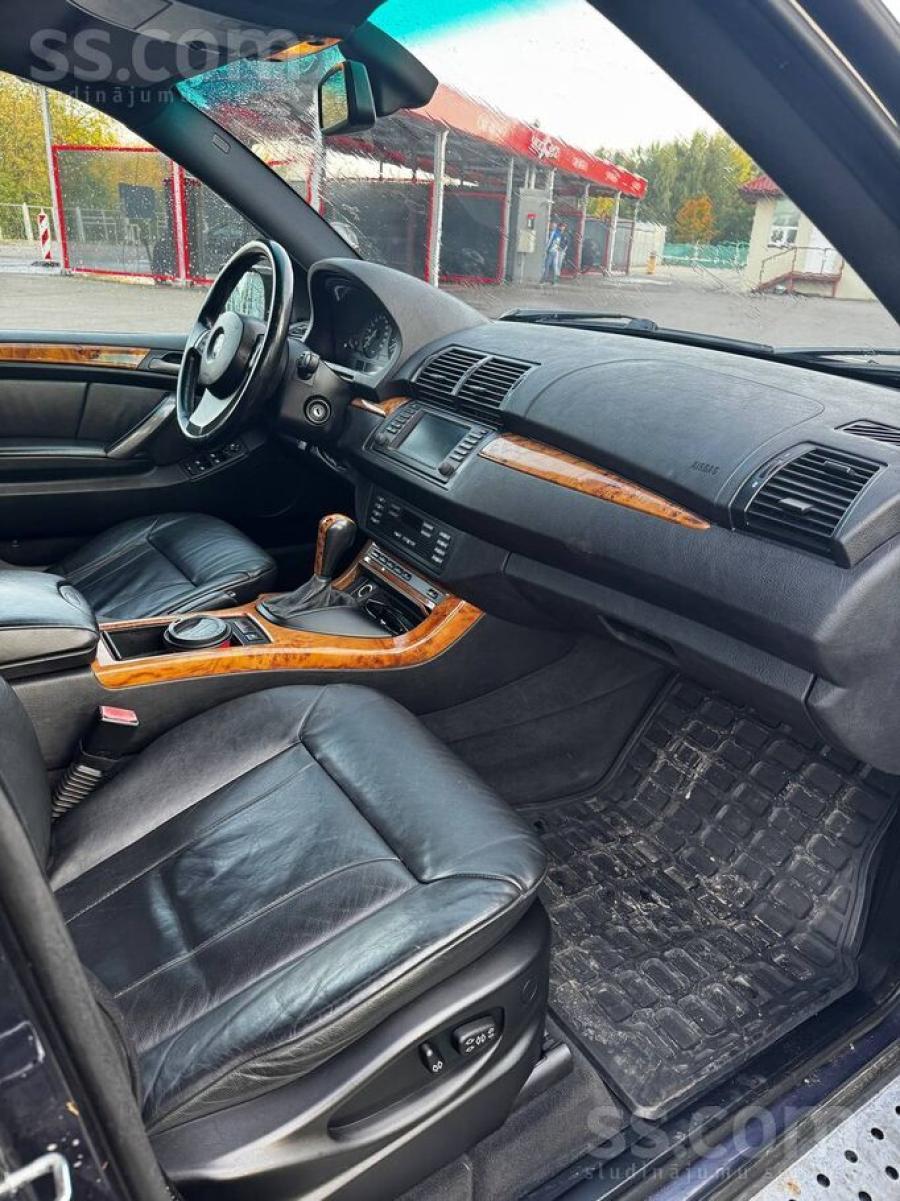 Синий БМВ Х5 2004 в Даугавпилс, объемом двигателя 4.40 л и пробегом 265 тыс. км за 4400 €, фото 8 на AUTOMOTO.COM.LV