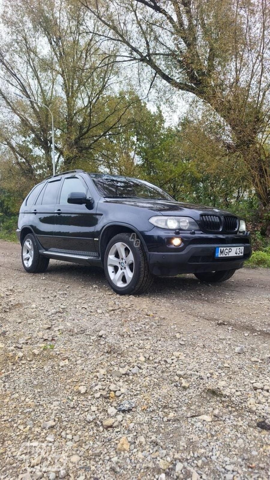 Blue BMW X5 2004 in Alytus, with an engine capacity of 3.00 L and mileage of 334 thousand km for 4100 €, photo 3 on AUTOMOTO.COM.LV