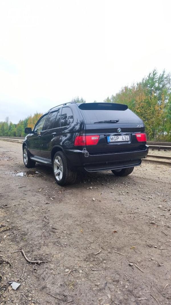 Blue BMW X5 2004 in Alytus, with an engine capacity of 3.00 L and mileage of 334 thousand km for 4100 €, photo 6 on AUTOMOTO.COM.LV