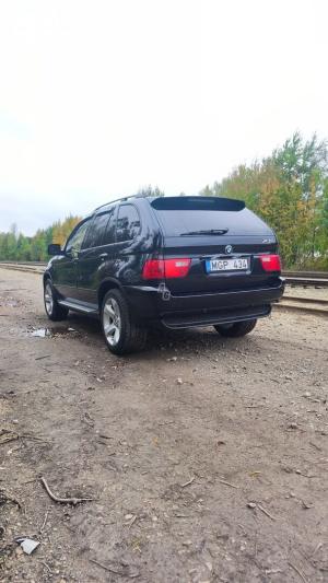 Blue BMW X5 2004 in Alytus, with an engine capacity of 3.00 L and mileage of 334 thousand km for 4100 €, photo 6 on AUTOMOTO.COM.LV