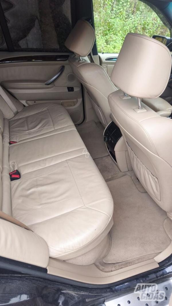 Blue BMW X5 2004 in Alytus, with an engine capacity of 3.00 L and mileage of 334 thousand km for 4100 €, photo 10 on AUTOMOTO.COM.LV