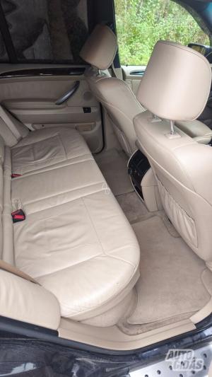 Blue BMW X5 2004 in Alytus, with an engine capacity of 3.00 L and mileage of 334 thousand km for 4100 €, photo 10 on AUTOMOTO.COM.LV