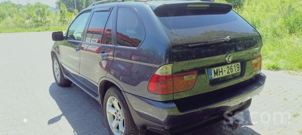 Blue BMW X5 2005 in Riga, with an engine capacity of 3.00 L and mileage of 353 thousand km for 3700 €, photo 2 on AUTOMOTO.COM.LV
