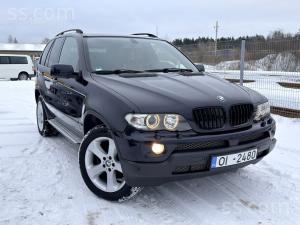 Blue BMW X5 2005 in Riga, with an engine capacity of 3.00 L and mileage of 363 thousand km for 5995 €, photo  on AUTOMOTO.COM.LV
