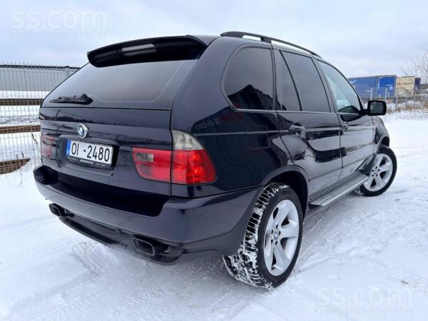 Blue BMW X5 2005 in Riga, with an engine capacity of 3.00 L and mileage of 363 thousand km for 5995 €, photo 4 on AUTOMOTO.COM.LV