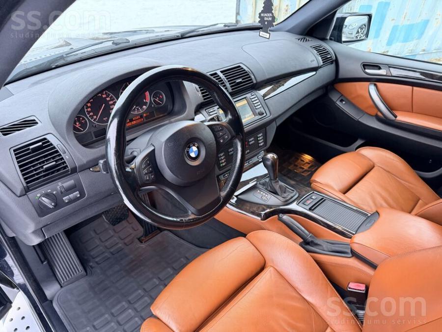 Blue BMW X5 2005 in Riga, with an engine capacity of 3.00 L and mileage of 363 thousand km for 5995 €, photo 13 on AUTOMOTO.COM.LV