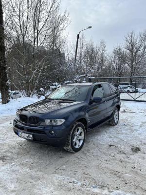 Blue BMW X5 2005 in Vilnius, with an engine capacity of 3.00 L and mileage of 390 thousand km for 3500 €, photo  on AUTOMOTO.COM.LV