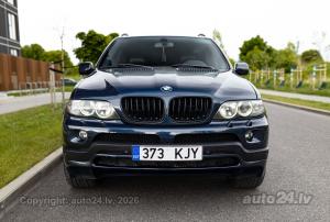 Blue BMW X5 2005 in Tallinn, with an engine capacity of 3.00 L and mileage of 0 thousand km for 7998 €, photo  on AUTOMOTO.COM.LV