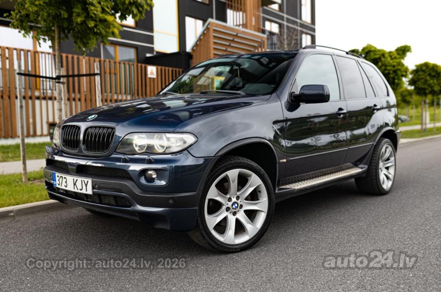 Blue BMW X5 2005 in Tallinn, with an engine capacity of 3.00 L and mileage of 0 thousand km for 7998 €, photo 3 on AUTOMOTO.COM.LV