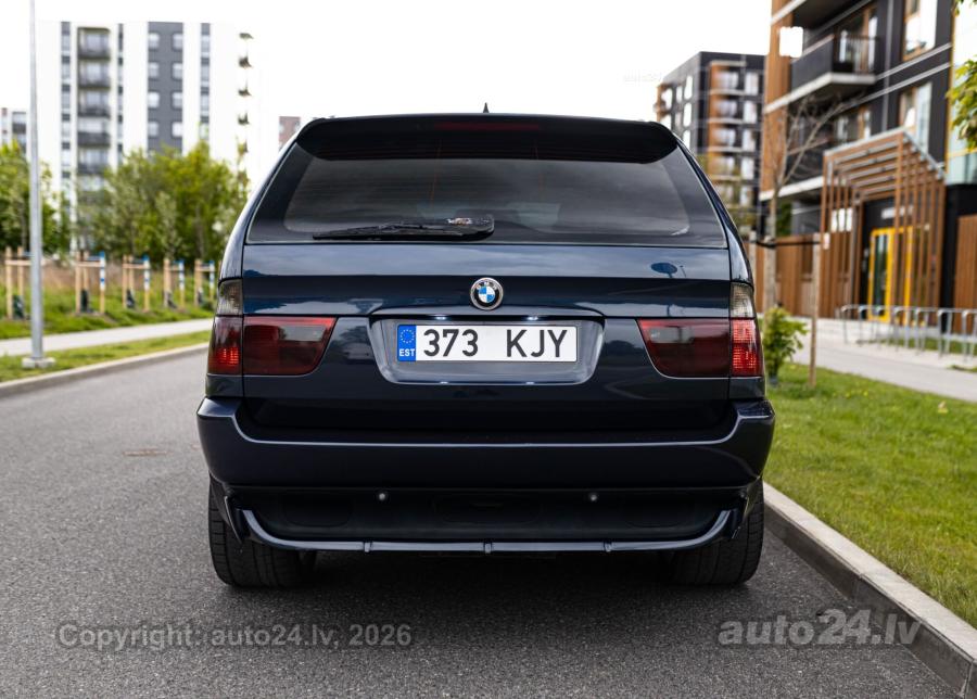 Blue BMW X5 2005 in Tallinn, with an engine capacity of 3.00 L and mileage of 0 thousand km for 7998 €, photo 5 on AUTOMOTO.COM.LV