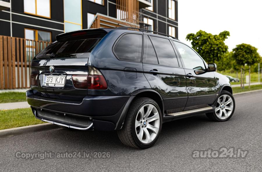 Blue BMW X5 2005 in Tallinn, with an engine capacity of 3.00 L and mileage of 0 thousand km for 7998 €, photo 6 on AUTOMOTO.COM.LV