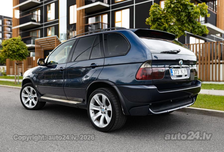 Blue BMW X5 2005 in Tallinn, with an engine capacity of 3.00 L and mileage of 0 thousand km for 7998 €, photo 7 on AUTOMOTO.COM.LV