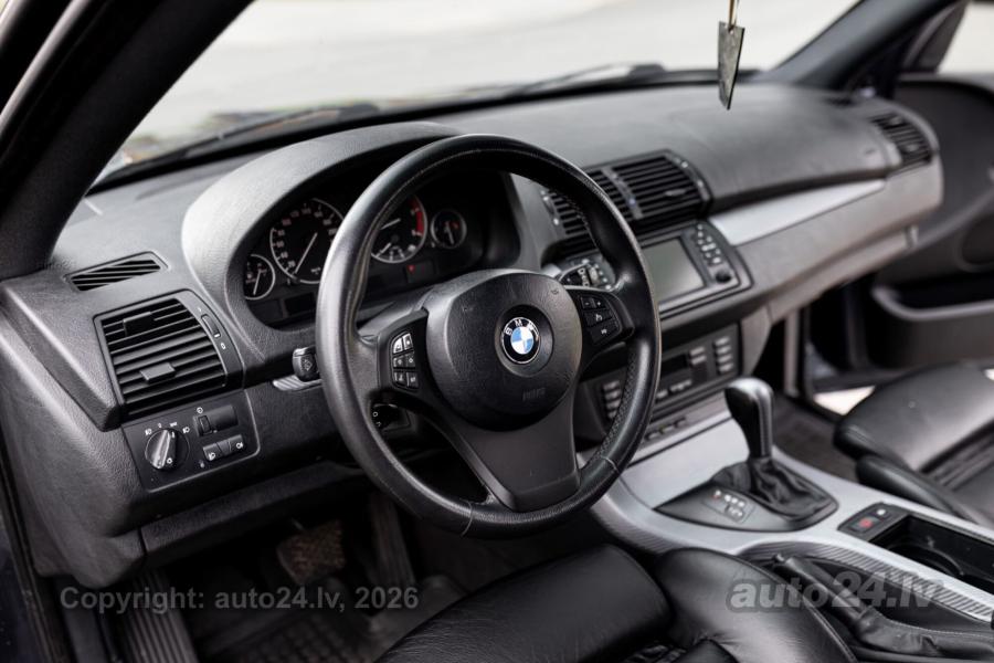 Blue BMW X5 2005 in Tallinn, with an engine capacity of 3.00 L and mileage of 0 thousand km for 7998 €, photo 9 on AUTOMOTO.COM.LV