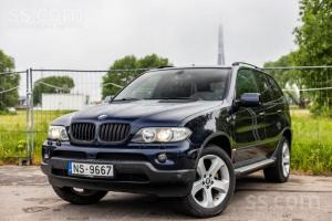 Синий БМВ Х5 2005 в Рига, объемом двигателя 3.00 л и пробегом 308 тыс. км за 6290 €, фото  на AUTOMOTO.COM.LV