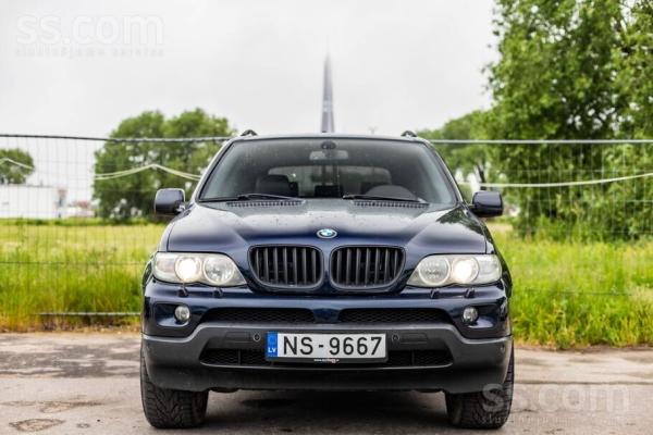 Синий БМВ Х5 2005 в Рига, объемом двигателя 3.00 л и пробегом 308 тыс. км за 6290 €, фото 2 на AUTOMOTO.COM.LV