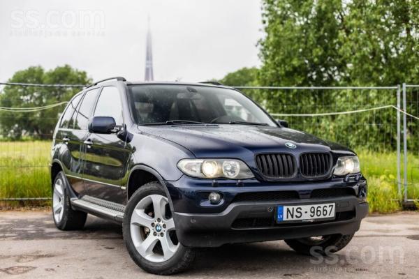 Синий БМВ Х5 2005 в Рига, объемом двигателя 3.00 л и пробегом 308 тыс. км за 6290 €, фото 3 на AUTOMOTO.COM.LV