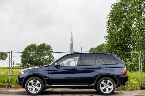 Синий БМВ Х5 2005 в Рига, объемом двигателя 3.00 л и пробегом 308 тыс. км за 6290 €, фото 4 на AUTOMOTO.COM.LV