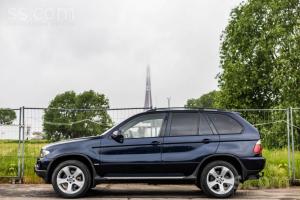 Синий БМВ Х5 2005 в Рига, объемом двигателя 3.00 л и пробегом 308 тыс. км за 6290 €, фото 5 на AUTOMOTO.COM.LV