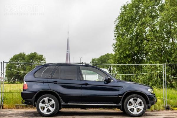 Синий БМВ Х5 2005 в Рига, объемом двигателя 3.00 л и пробегом 308 тыс. км за 6290 €, фото 5 на AUTOMOTO.COM.LV