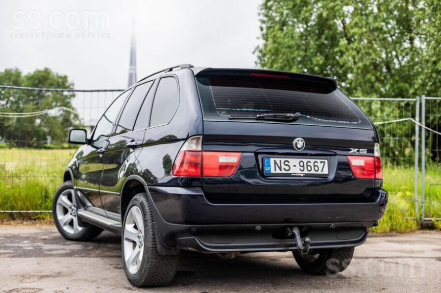 Синий БМВ Х5 2005 в Рига, объемом двигателя 3.00 л и пробегом 308 тыс. км за 6290 €, фото 7 на AUTOMOTO.COM.LV