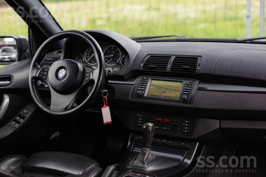 Синий БМВ Х5 2005 в Рига, объемом двигателя 3.00 л и пробегом 308 тыс. км за 6290 €, фото 24 на AUTOMOTO.COM.LV