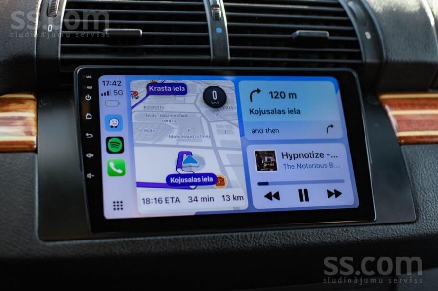 Синий БМВ Х5 2005 в Рига, объемом двигателя 3.00 л и пробегом 259 тыс. км за 8990 €, фото 20 на AUTOMOTO.COM.LV