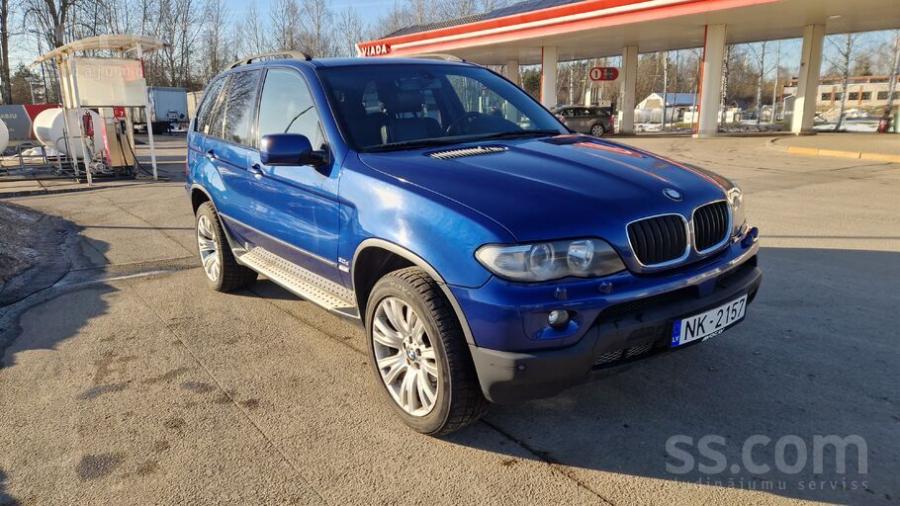 Zils BMW X5 2005 Ogre, ar dzinēja tilpumu 3.00 L un nobraukumu 290 tūkst. km par 6300 €, foto 3 vietnē AUTOMOTO.COM.LV