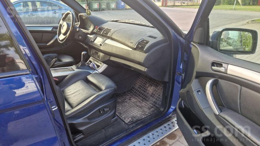 Zils BMW X5 2005 Ogre, ar dzinēja tilpumu 3.00 L un nobraukumu 290 tūkst. km par 6300 €, foto 6 vietnē AUTOMOTO.COM.LV