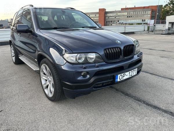 Blue BMW X5 2005 in Riga, with an engine capacity of 3.00 L and mileage of 406 thousand km for 5000 €, photo 4 on AUTOMOTO.COM.LV