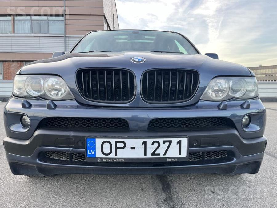 Blue BMW X5 2005 in Riga, with an engine capacity of 3.00 L and mileage of 406 thousand km for 5000 €, photo 15 on AUTOMOTO.COM.LV