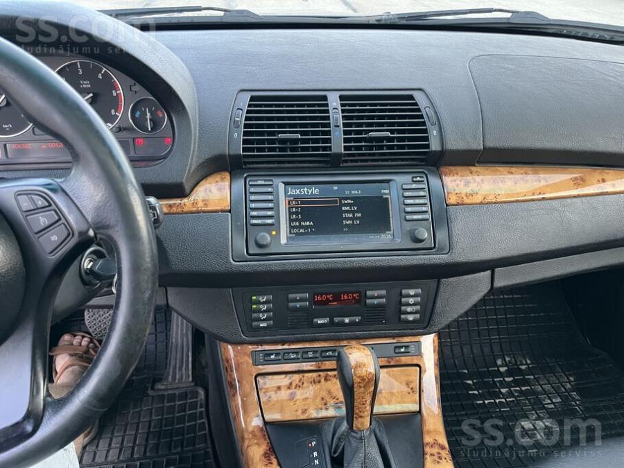 Blue BMW X5 2005 in Riga, with an engine capacity of 3.00 L and mileage of 406 thousand km for 5000 €, photo 20 on AUTOMOTO.COM.LV