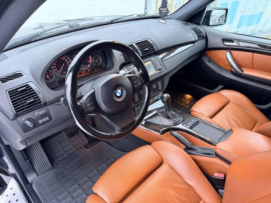 Blue BMW X5 2005 in Riga, with an engine capacity of 3.00 L and mileage of 363 thousand km for 5995 €, photo 14 on AUTOMOTO.COM.LV