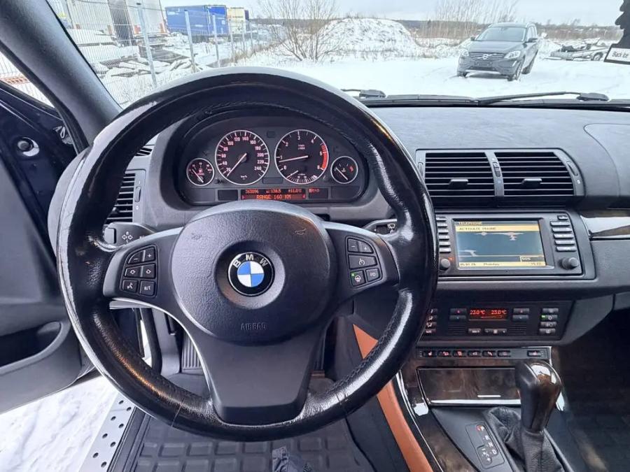 Blue BMW X5 2005 in Riga, with an engine capacity of 3.00 L and mileage of 363 thousand km for 5995 €, photo 15 on AUTOMOTO.COM.LV