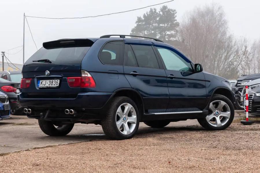 Синий БМВ Х5 2005 в Рига, объемом двигателя 3.00 л и пробегом 350 тыс. км за 5995 €, фото 5 на AUTOMOTO.COM.LV