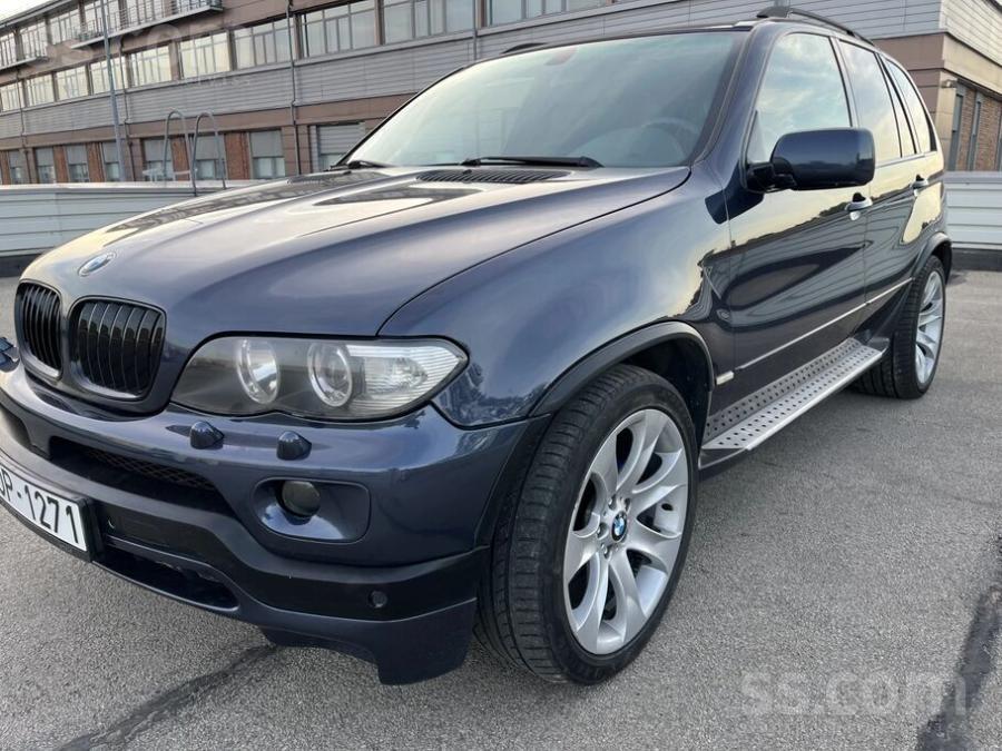 Blue BMW X5 2005 in Riga, with an engine capacity of 3.00 L and mileage of 406 thousand km for 5000 €, photo 6 on AUTOMOTO.COM.LV