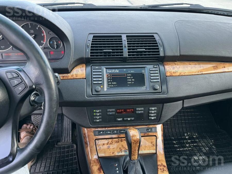 Blue BMW X5 2005 in Riga, with an engine capacity of 3.00 L and mileage of 406 thousand km for 5000 €, photo 10 on AUTOMOTO.COM.LV