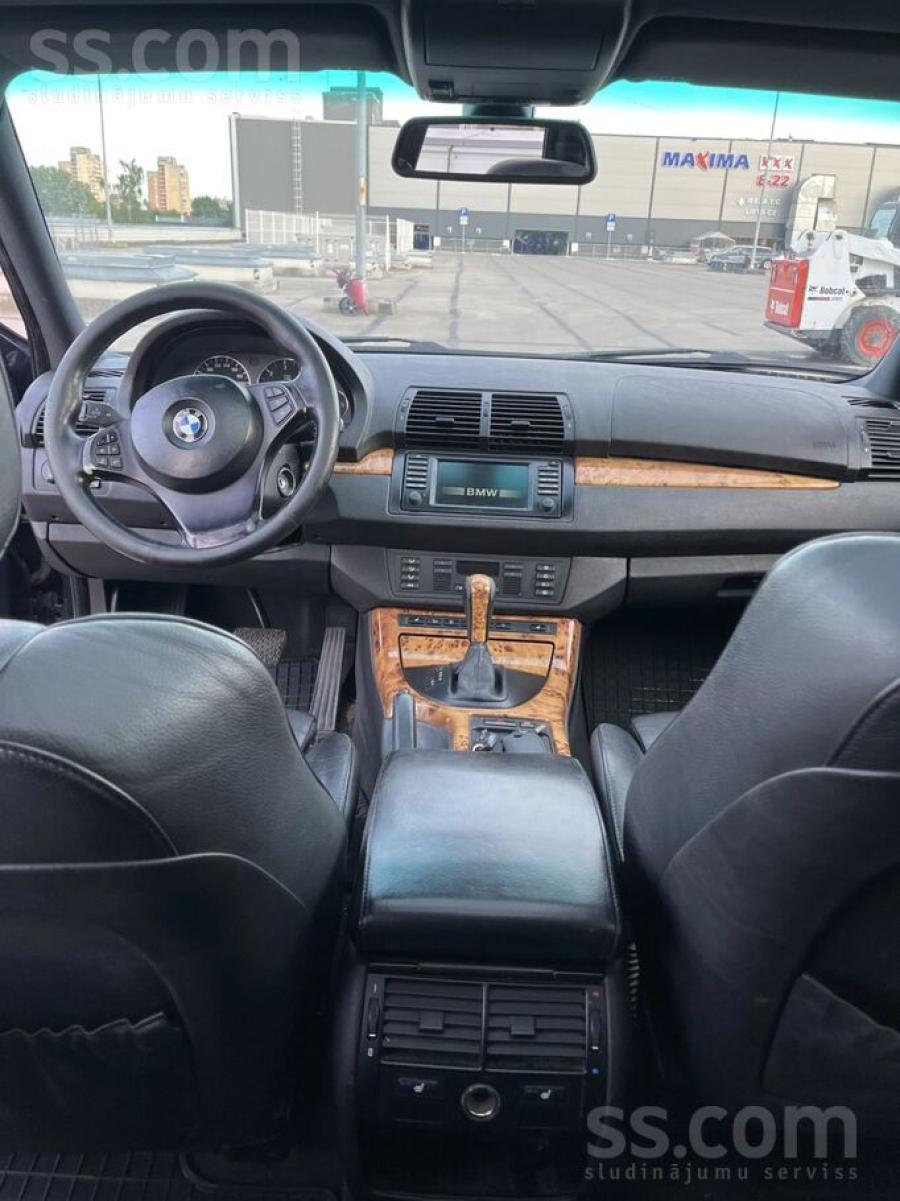 Blue BMW X5 2005 in Riga, with an engine capacity of 3.00 L and mileage of 406 thousand km for 5000 €, photo 14 on AUTOMOTO.COM.LV