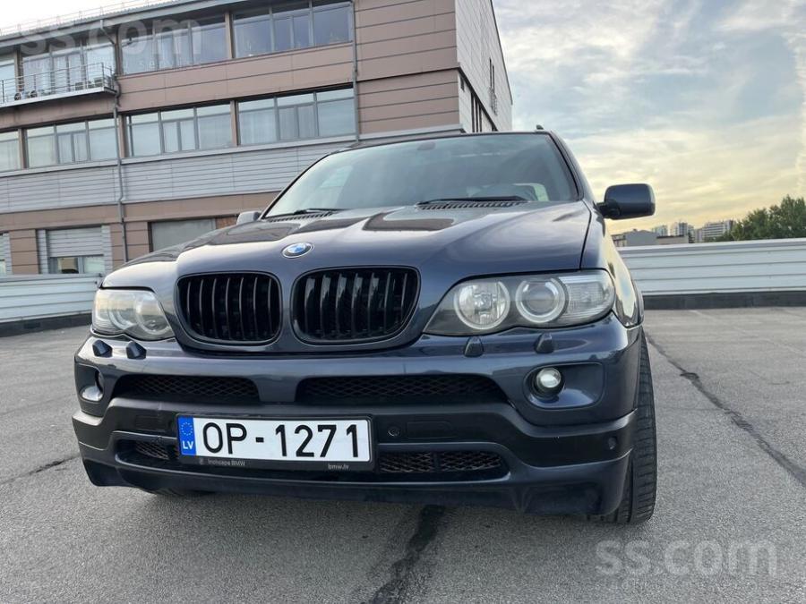 Blue BMW X5 2005 in Riga, with an engine capacity of 3.00 L and mileage of 406 thousand km for 5000 €, photo 18 on AUTOMOTO.COM.LV