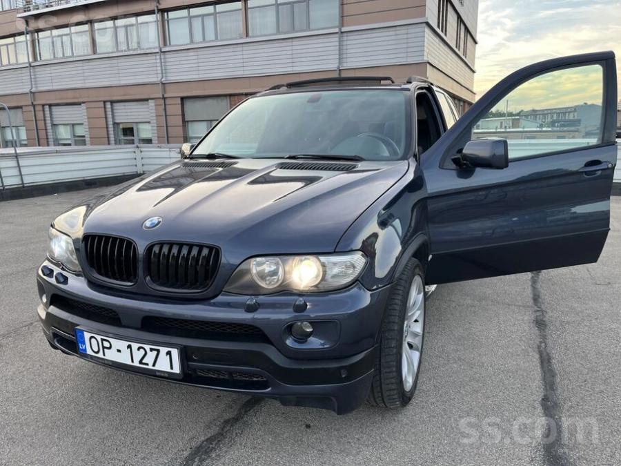 Blue BMW X5 2005 in Riga, with an engine capacity of 3.00 L and mileage of 406 thousand km for 5000 €, photo 19 on AUTOMOTO.COM.LV