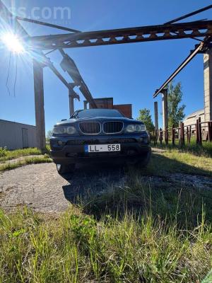 Blue BMW X5 2005 in Kuldiga, with an engine capacity of 3.00 L and mileage of 316 thousand km for 4000 €, photo  on AUTOMOTO.COM.LV