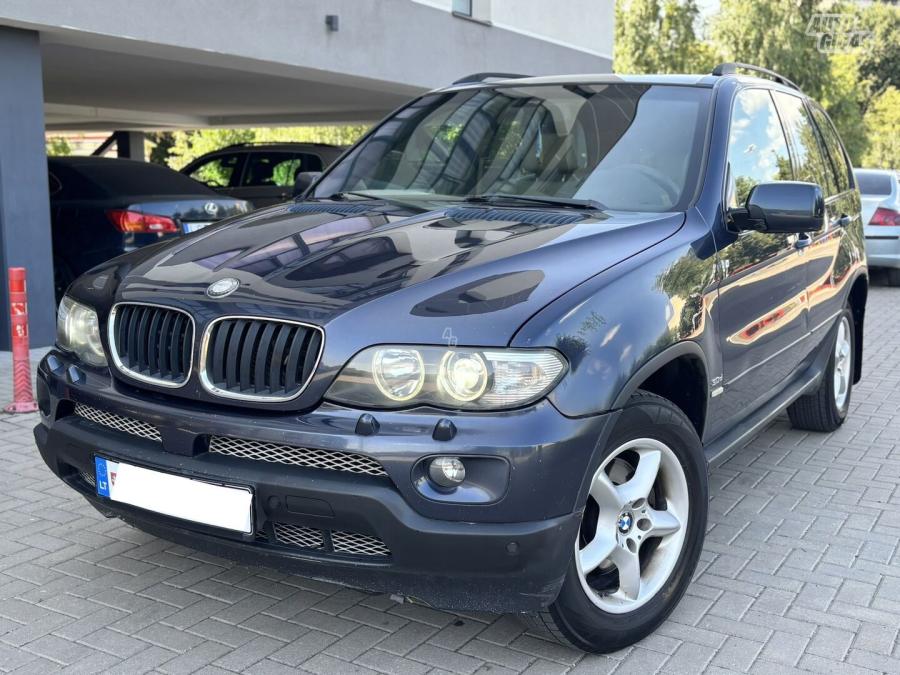 Синий БМВ Х5 2005 в Каунас, объемом двигателя 3.00 л и пробегом 400 тыс. км за 3350 €, фото 1 на AUTOMOTO.COM.LV